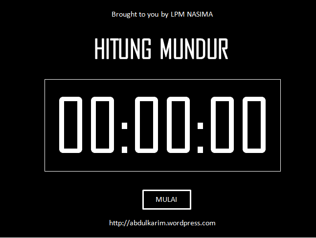 Script VBA untuk membuat hitung mundur (countdown timer) di Powerpoint ...
